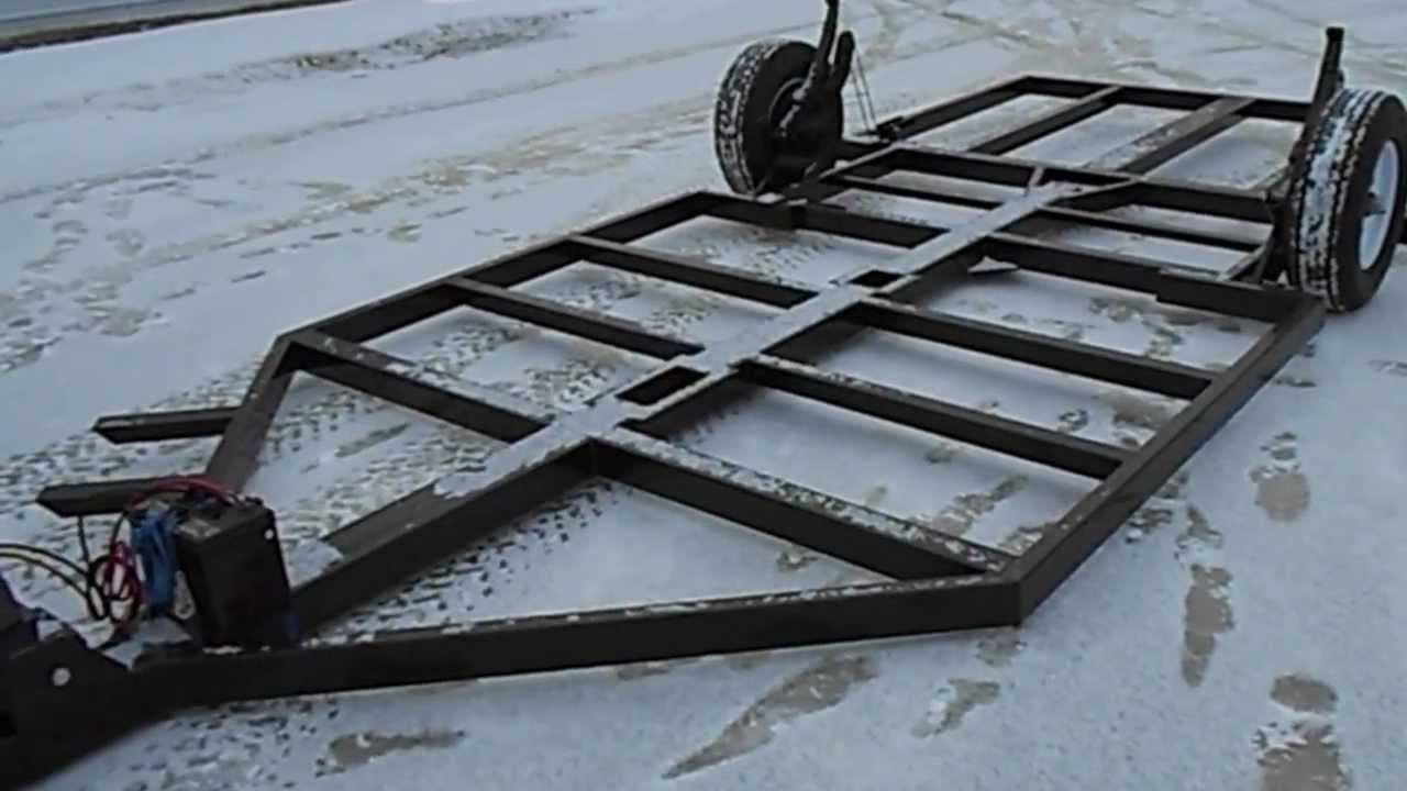 How to Make a Drop down Fish House Frame? - Fishing Form